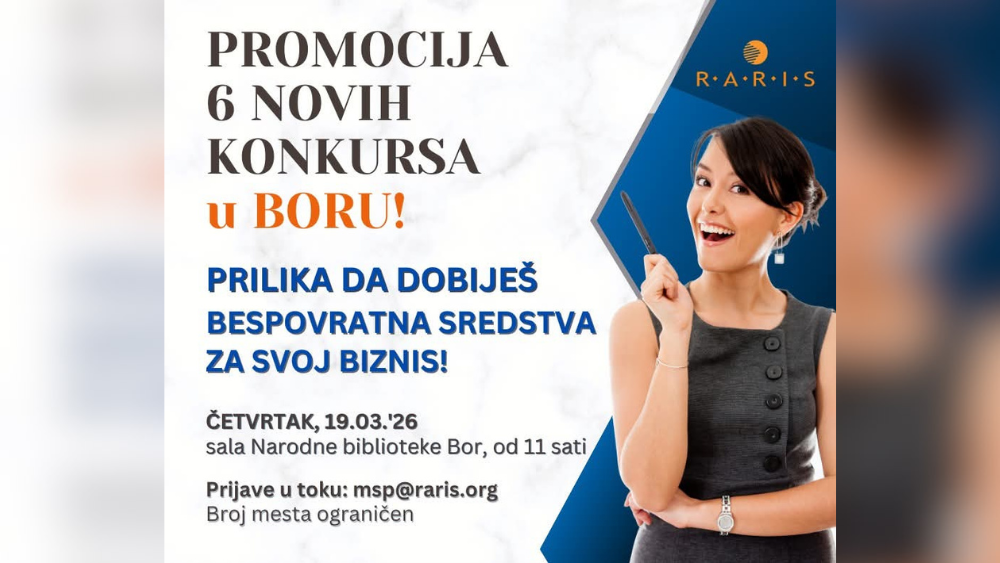 RARIS organizuje promociju novih konkursa za bespovratna sredstva u ...