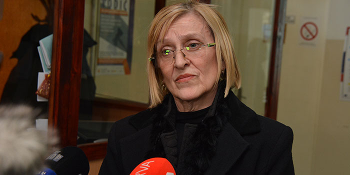 Lažna dojava o bombi u zgradi borskog suda - Bor 030